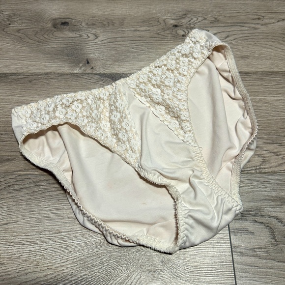 Vintage | Intimates & Sleepwear | Vintage 8s High Leg Floral Mesh ...